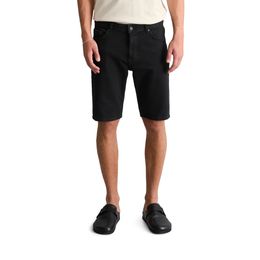 Marc O'Polo Shorts MARC O'POLO DENIM "aus Bio-Baumwoll-Mix", Herren, Gr. 29, Normalgr&ouml;&szlig;en, schwarz, Obermaterial: 99% Baumwolle, 1% Elasthan, unifarben, normal, Hosen Shorts