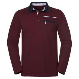 Langarmshirt Catamaran "Langarm-Shirt", Herren, Gr. 48/50, rot (bordeaux), 100% Baumwolle, unifarben, ohne Ausschnitt, Shirts Langarmshirt