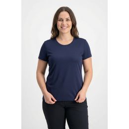 T-Shirt Maier Sports "Da-Shirt 1/2 Arm Waltraud H/S", Damen, Gr. 38, night sky, Obermaterial: 100% Polyester, Shirts T-Shirt, f&uuml;r sportliche Aktivit&auml;ten, sportlicher Stil