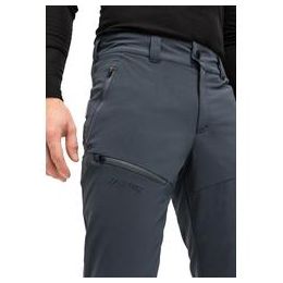 Outdoorhose Maier Sports "Nil Wool", Herren, Gr. 58, Normalgr&ouml;&szlig;en, grau, 85% Polyamid, 15% Elasthan, Hosen Outdoorhose, Herren Winter Wanderhose, Funktionshose mit Wollwattierung