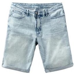Jeansshorts John Devin "5-Pocket Shorts", Herren, Gr. 36, N-Gr, blau (lightblau, denim), Denim/Jeans, Obermaterial: 98% Baumwolle, 2% Elasthan, unifarben, normal kurz, Jeans Jeansshorts, aus elastischer Denim-Qualit&auml;t