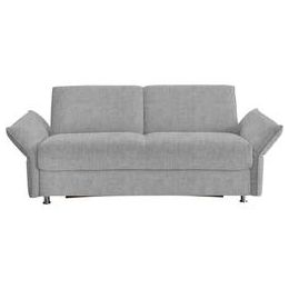 Schlafsofa Bali "LINA, Dauerschlaffunktion, 140 u. 160 er Breiten", grau (hellgrau), B:234cm H:14cm, 100% PES, Sofas, Schlafsofa, durchgehender Lattenrost mit 6-facher H&auml;rtegradregulierung