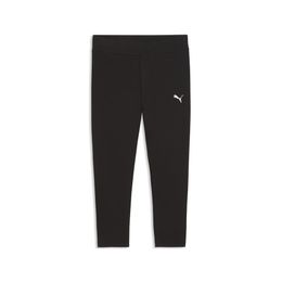 Leggings Puma "Essentials Capri Leggings Damen", Damen, Gr. L, Normalgr&ouml;&szlig;en, schwarz, Obermaterial: 95% Baumwolle, 5% Elasthan, unifarben, eng, Hosen Leggings