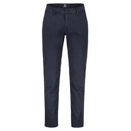 5-Pocket-Hose Lerros "Basic Chino in Strukturqualit&auml;t, SLIM FIT", Herren, Gr. 33, L&auml;nge 32, blau (blau night), 80% Baumwolle, 17% Lyocell, 3% Elas, slim fit, Hosen 5-Pocket-Hose