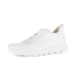 Sneaker Gabor "Sneaker low", Herren, Gr. 35,5, wei&szlig;, Schuhe Sneaker