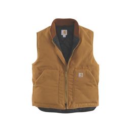 Fleeceweste Carhartt "Gilliam Vest", Herren, Gr. L, braun, Obermaterial: 100% Baumwolle CO., Westen Fleeceweste
