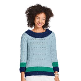 Anleitung 003/9, Damenpullover aus Cotonara von Junghans-Wolle
