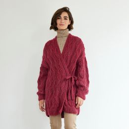 Anleitung 272/2, Lange Jacke aus Frigga von Junghans-Wolle