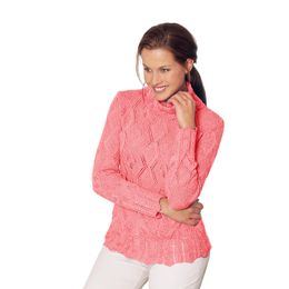 Anleitung 174/4, Eleganter Lochmusterpullover aus Seidana von Junghans-Wolle