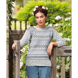 Anleitung 058/6, Pullover aus Summerlite 4ply von ROWAN