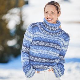 Anleitung 267/9, Rollkragenpullover aus Fjord von Pro Lana
