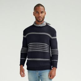 Anleitung 422/2, Herrenpullover aus Merino-Cotton von Junghans-Wolle