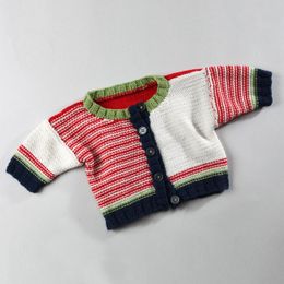 Anleitung 327/3, Babyjacke aus Merino-Cotton von Junghans-Wolle
