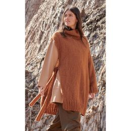 Anleitung 327/5, &Uuml;berwurf mit einem &Auml;rmel aus Light Alpaca Merino von Lana Grossa