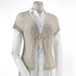 Anleitung 605/2, Damenweste aus Bandana von Junghans-Wolle