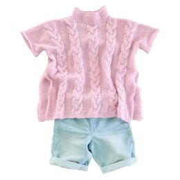 Anleitung 376/2, Poncho aus Cielo von Junghans-Wolle