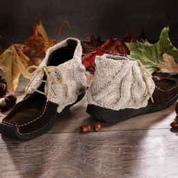 Junghans-Wolle Anleitung 808/1, Schuhstulpen aus Landwolle