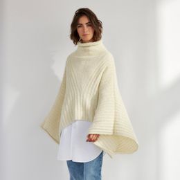Anleitung 433/2, Poncho aus Palazzo von Junghans-Wolle