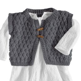 Anleitung 340/2, Babyweste aus Merino-Cotton von Junghans-Wolle
