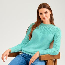 Anleitung 190/3, Pullover aus Brillianto von Junghans-Wolle