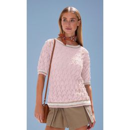 Anleitung 016/6, Kurzarm-Pulli aus Babyboomer von Junghans-Wolle