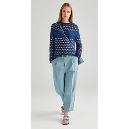 Anleitung 207/4, Rundpassen-Pullover aus Cotonia II von Junghans-Wolle