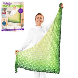 Anleitung 354/1, H&auml;kel-Tuch aus Bobbel Cotton XXL von Woolly Hugs