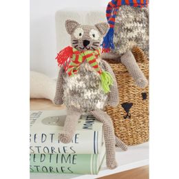 Anleitung 120/5, H&auml;kel-Kater &bdquo;Monty&ldquo; aus Poco und Bo. von Junghans-Wolle