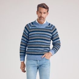 Anleitung 132/3, Herrenpullover aus Enny von Junghans-Wolle