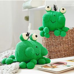 Anleitung 293/5, Frosch-Set aus Cotonara von Junghans-Wolle