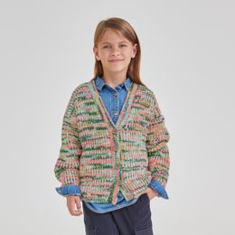 Anleitung 258/3, Jacke aus Merino-Print von Junghans-Wolle