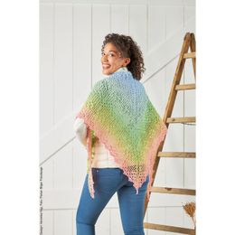 Anleitung 076/4, H&auml;keltuch, ca. 180 x 90 cm aus Bobbel Cotton von Woolly Hugs