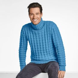 Anleitung 085/9, Herren-Rollkragenpullover aus Merino-Classic von Junghans-Wolle