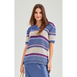 Anleitung 054/6, Pulli aus Bandana von Junghans-Wolle