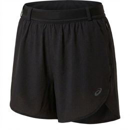 asics Metarun Split Shorts Bekleidung Damen schwarz