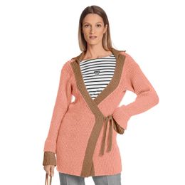 Anleitung 104/1, Wickeljacke aus Nuovo Merino 180 von Junghans-Wolle