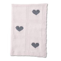 Anleitung 438/8, Babydecke ca. 50 x 73 cm aus Baby Dream dk Uni von Rico Design