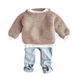 Anleitung 129/1, Babypullover aus Merino-Extrafein von Junghans-Wolle