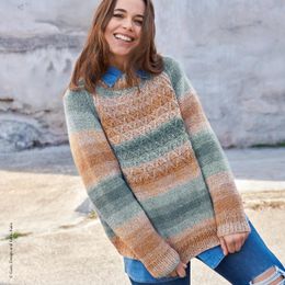 Anleitung 391/3, Pullover aus Cashmina Cotton von Katia