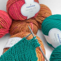 Anleitung 483/9, Knitalong-Projekt aus Monello-175 Uni und Color von Junghans-Wolle