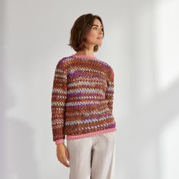 Anleitung 016/3, Pullover aus Hedda und Recycle & Cotone von Junghans-Wolle