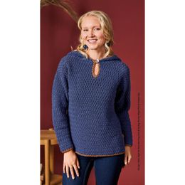 Anleitung 307/5, Kapuzenpullover, geh&auml;kelt aus Merino Stretch von Woolly Hugs