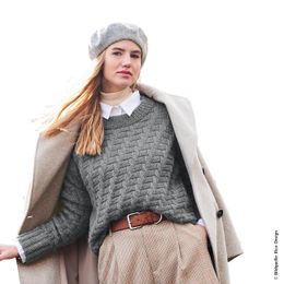 Anleitung 431/2, Pullover aus Essentials Baby Alpaca & Merino aran von Rico Design