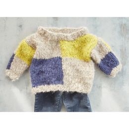 Anleitung 081/4, Babypullover aus Nappy von Junghans-Wolle
