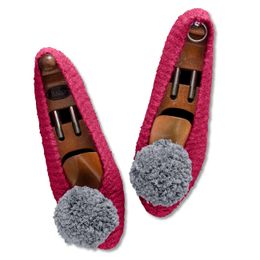 Anleitung 414/1, Ballerinas aus Wash+Filz-it! Fine von Schachenmayr und Merino Dick von Junghans-Wolle