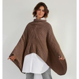 Anleitung 165/4, Poncho aus Palazzo von Junghans-Wolle