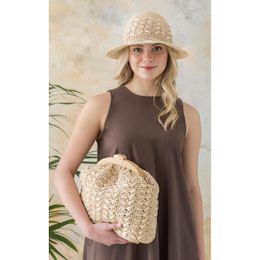 Anleitung 261/5, Geh&auml;kelter Hut, kleine & gro&szlig;e Tasche aus Eco Vita Raffia von DMC