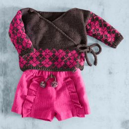 Anleitung 518/3, Baby-Wickeljacke aus Nuovo Merino 120 von Junghans-Wolle
