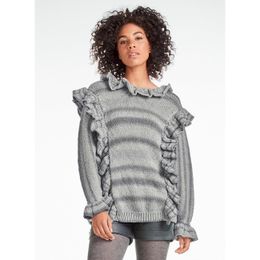 Anleitung 306/4, Pullover aus Cassandra Print von Junghans-Wolle