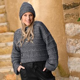 Anleitung 293/3, Kurzpullover und M&uuml;tze aus Linie 515 Gavia von ONline